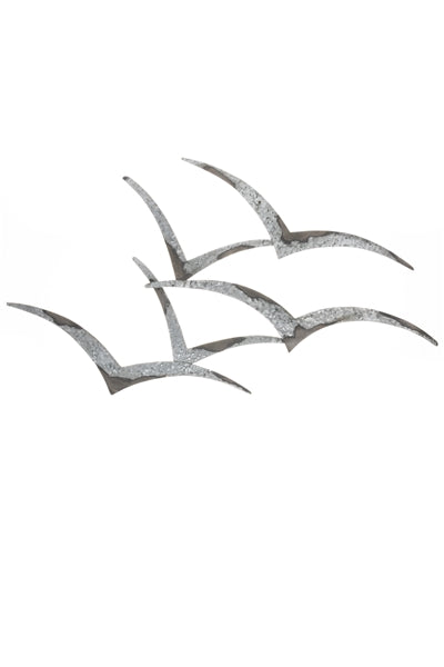 Shoeless joe Seagull Flock Metal Wall Art – The Post House - Home of ...