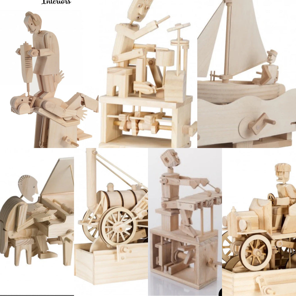Timber kits Mechanical Wooden Model Self Build Kit - Choice of Timberk ...