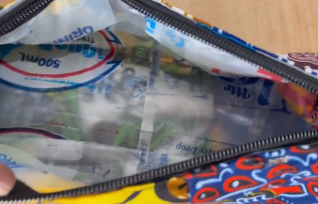 Trashy Bags Upcycled Plastic Bag fabric pencil case – The Post House ...
